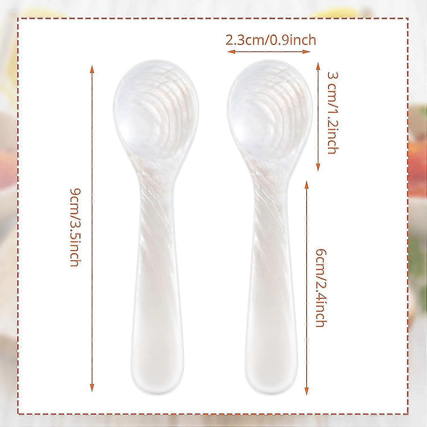 Set Of Caviar Spoons - Shell Spoon, Mother Of Pearl Caviar Spoons With ...