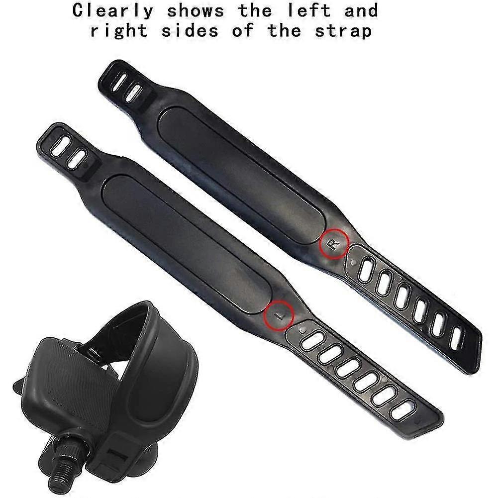 8pcs Exercise Bike Pedal Straps, Adjustable Pedal Straps Foot Pedal ...