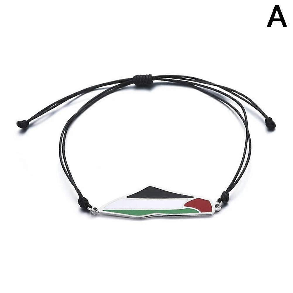 Palestine Bracelet Adjustable Free Palestinian Flag Save Gaza Rope ...