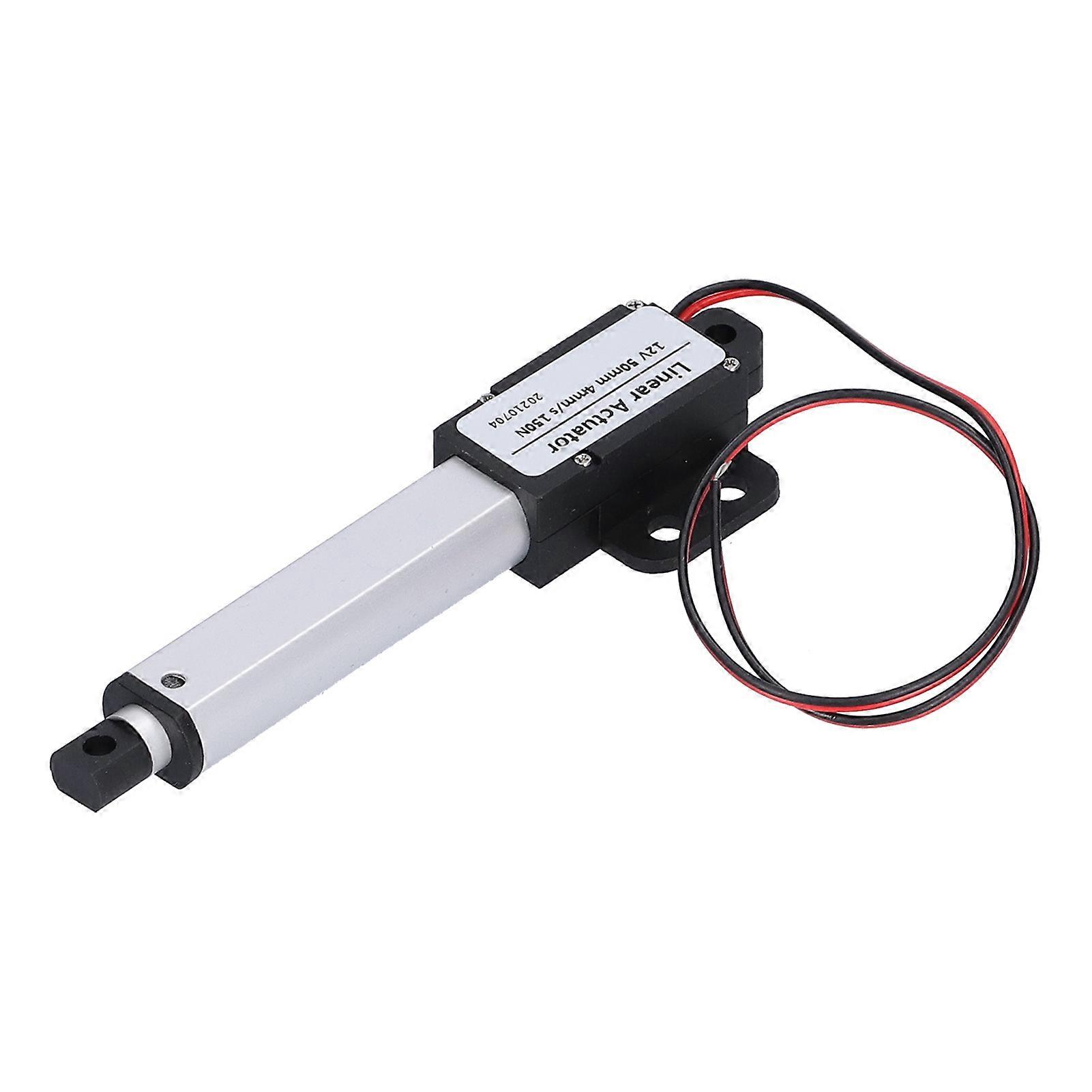 Linear Actuator 50mm 12v DC Low Noise Internal Limit Switch Mini ...