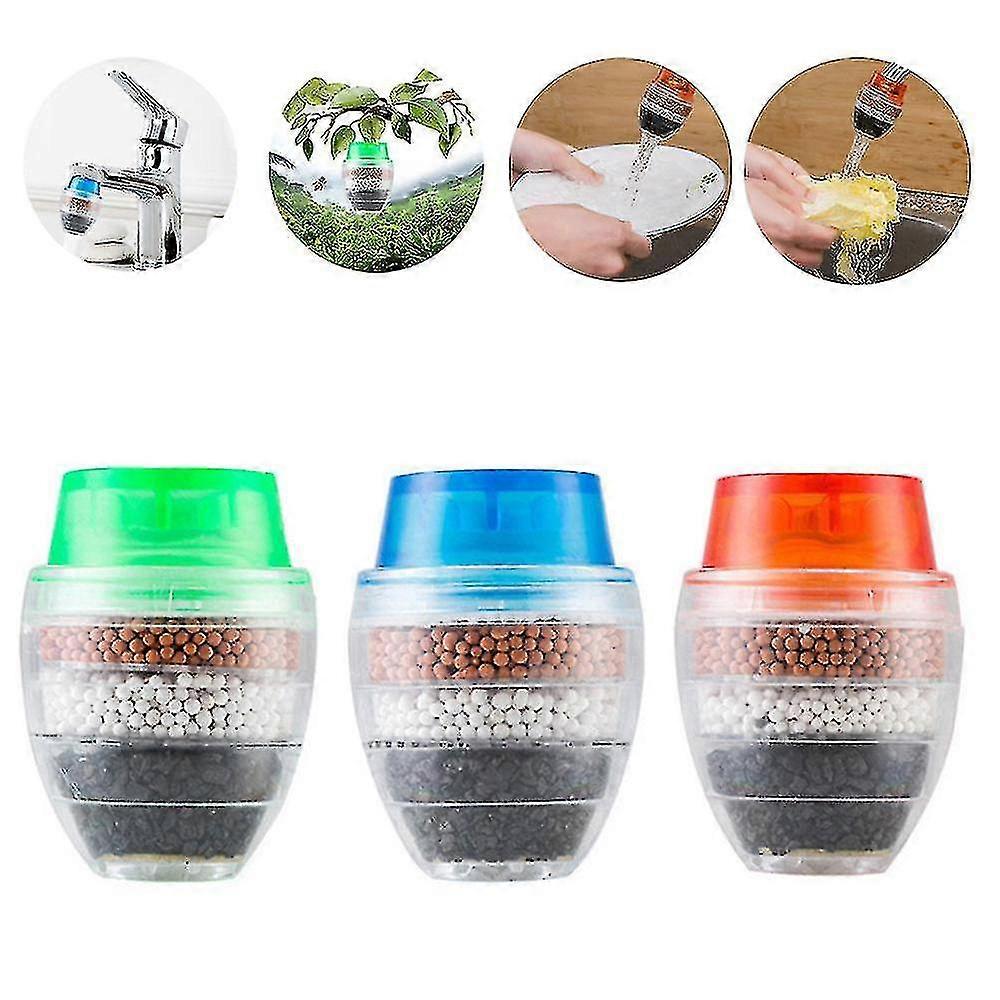 3 Pack Faucet Mount Filters Faucet Water Filter Purifier Kitchen Tap ...