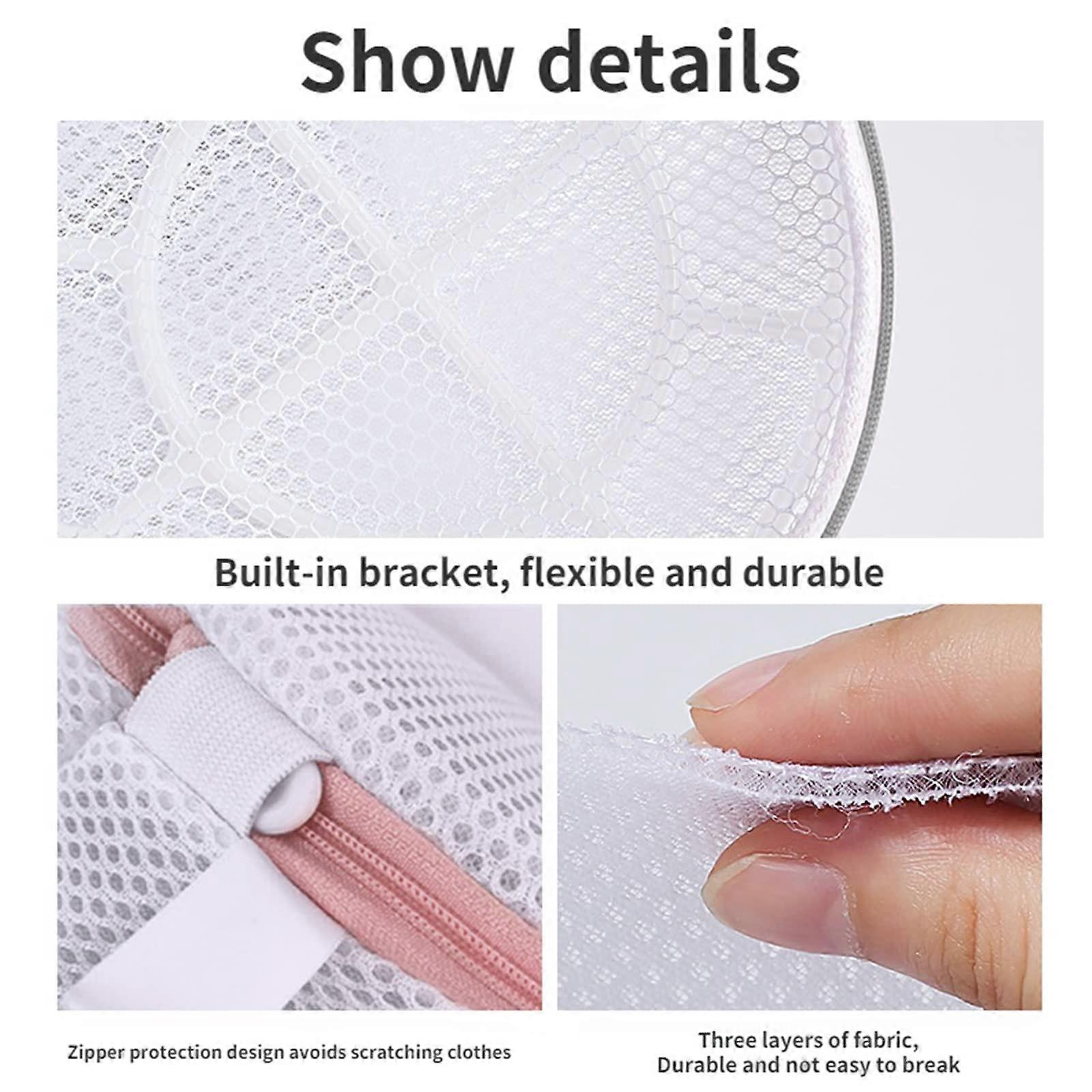 Pack of 4 bra laundry nets for washing machine, laundry bags with ...