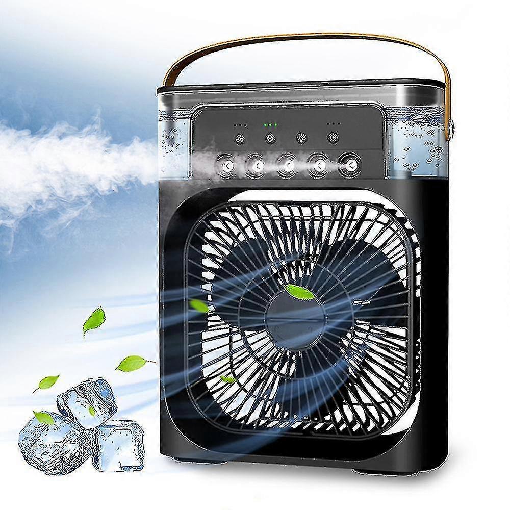 Portable Desk Misting Fan, 3 Speeds Humidifier Misting Fan, Cool And ...
