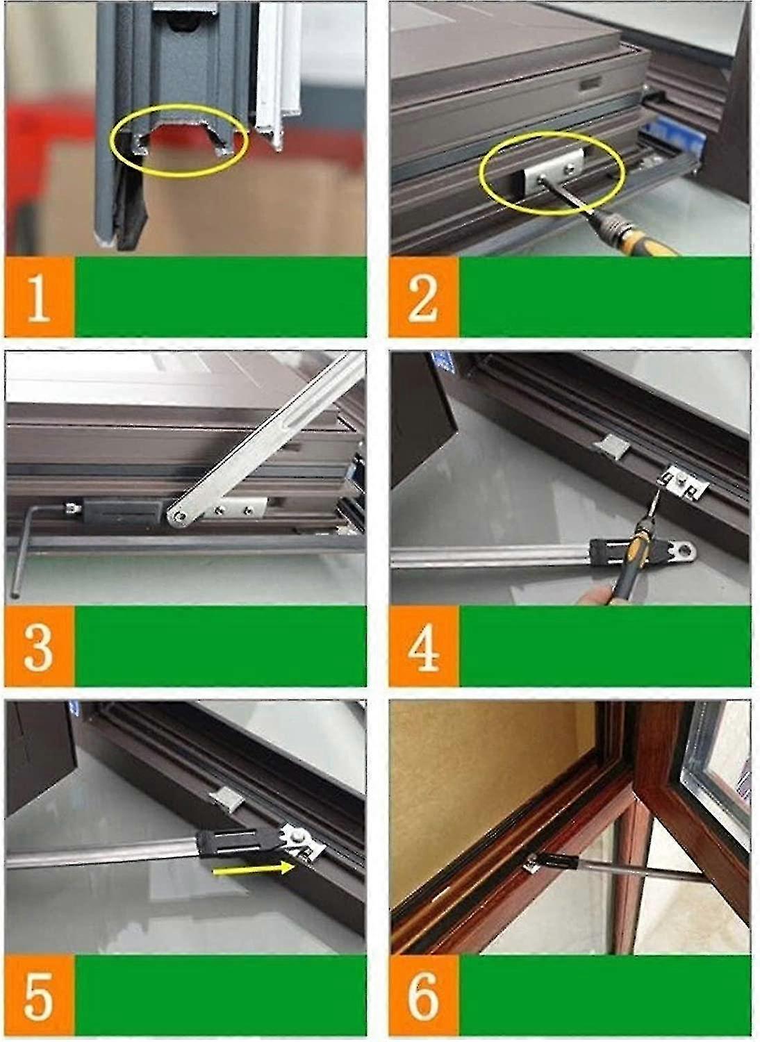 Window Restrictor, Stainless Steel Door And Window Restrictor, Inside ...