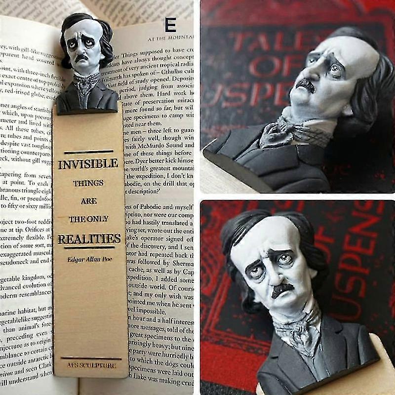 Horror Bookmarks 3D Cartoon Resin Portrait Bookmark Great Gifts for ...