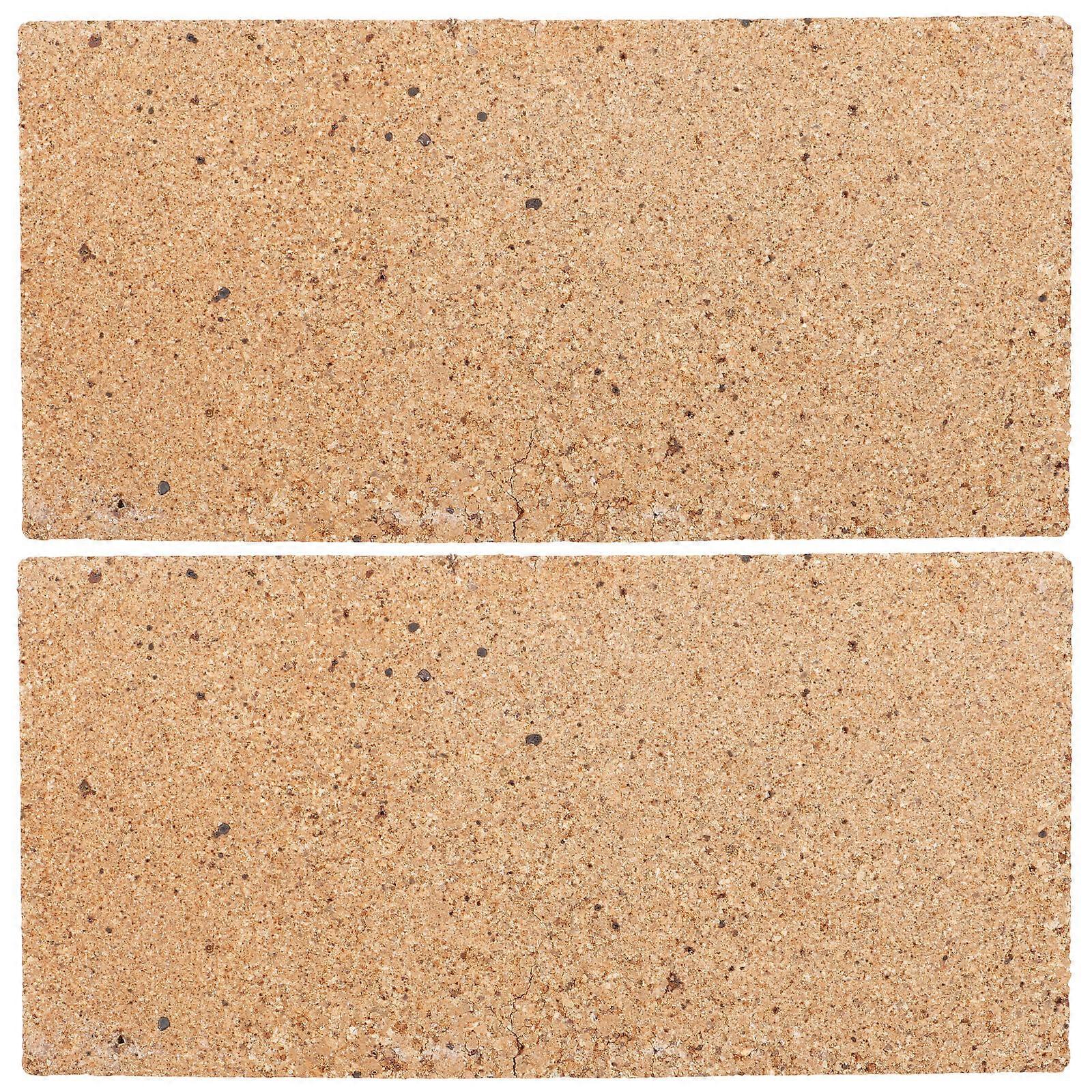 2pcs Insulating Fire Bricks Stove Fire Bricks Fireplaces Kiln Bricks ...