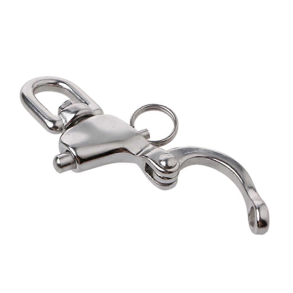 Stainless Steel Rigging Sailing Fixed Bail Snap Shackle Fixed Eye Snap ...