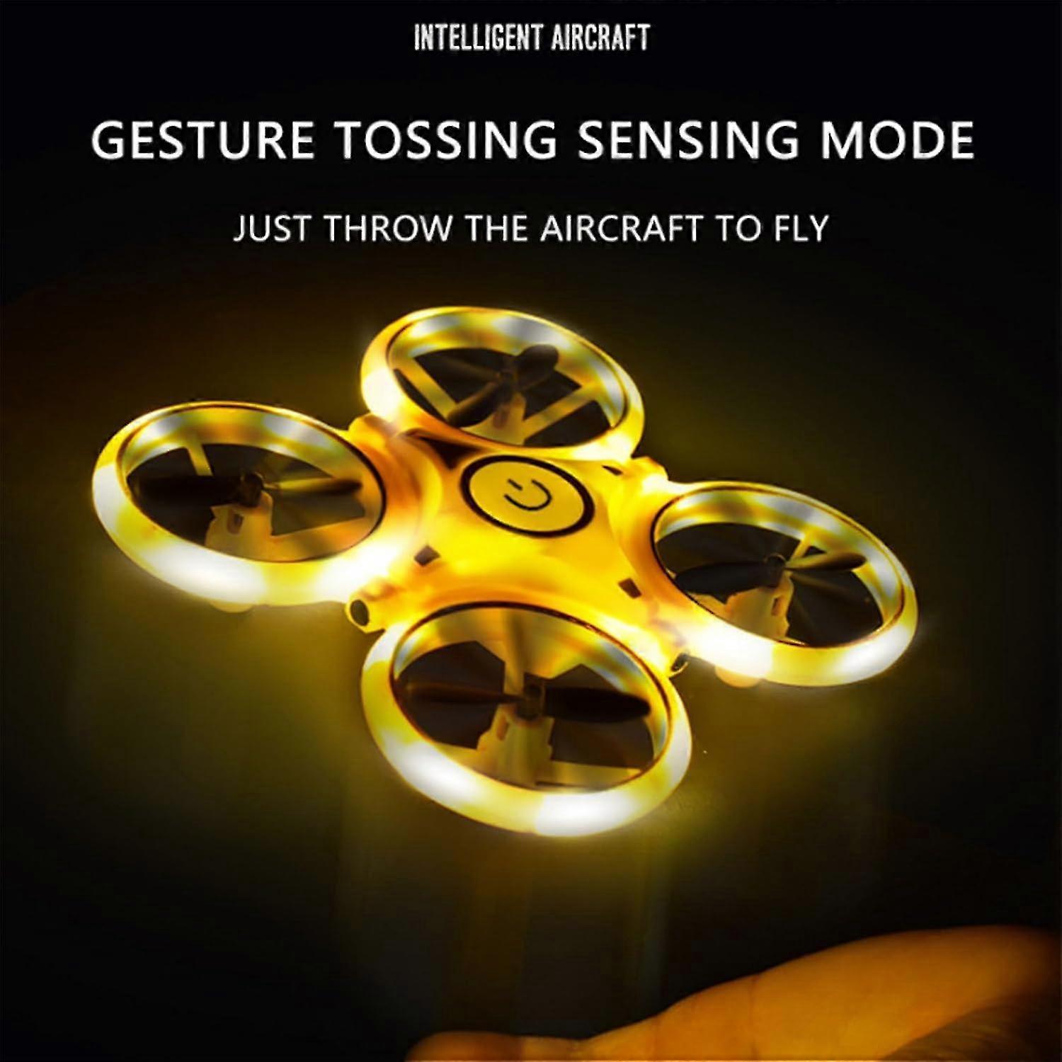 Gesture Control Drone, 360 Flips Gesture Control Drone Rc Quadcopter Aircraft Hand Sensor Drone ...