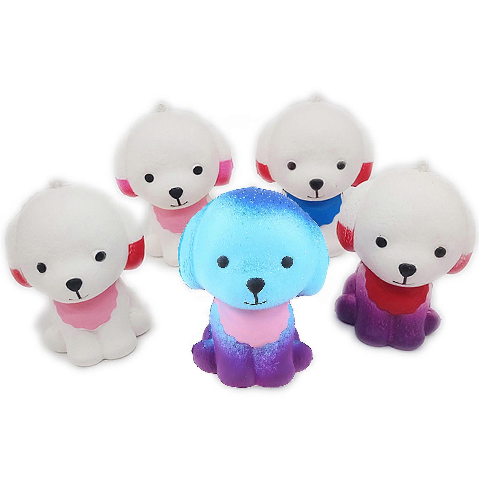 Small Dogs Shape Anti Stress Retless Sensory Squeeze Toys (Blue Purple ...