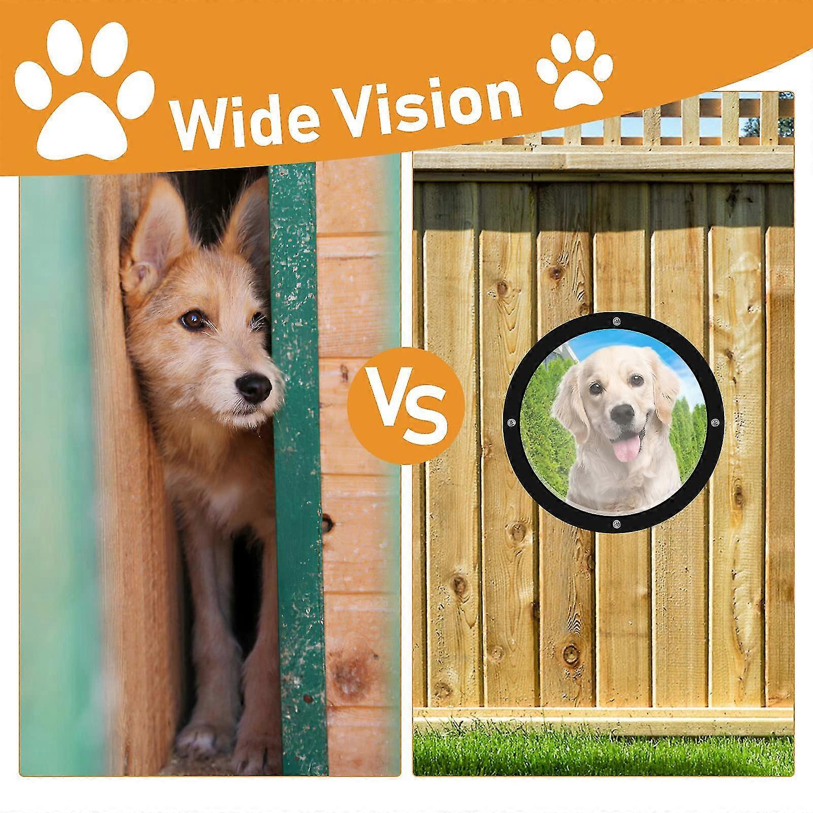 Acrylic Dome Dog Fence Peek, Conducive to Animal Sight & Wide ...