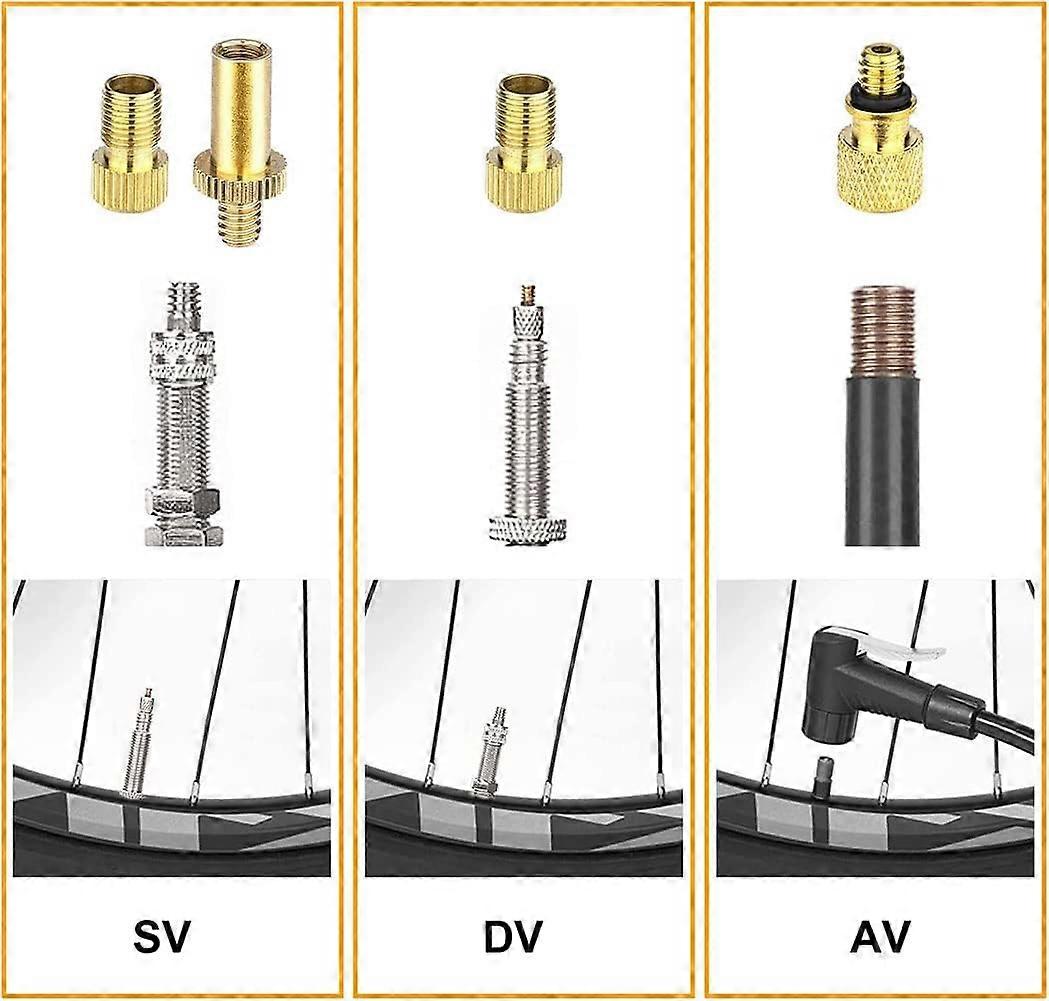 Bicycle valve adapter Set bicycle valve SV DV AV Sclaverand Autovent IL ...