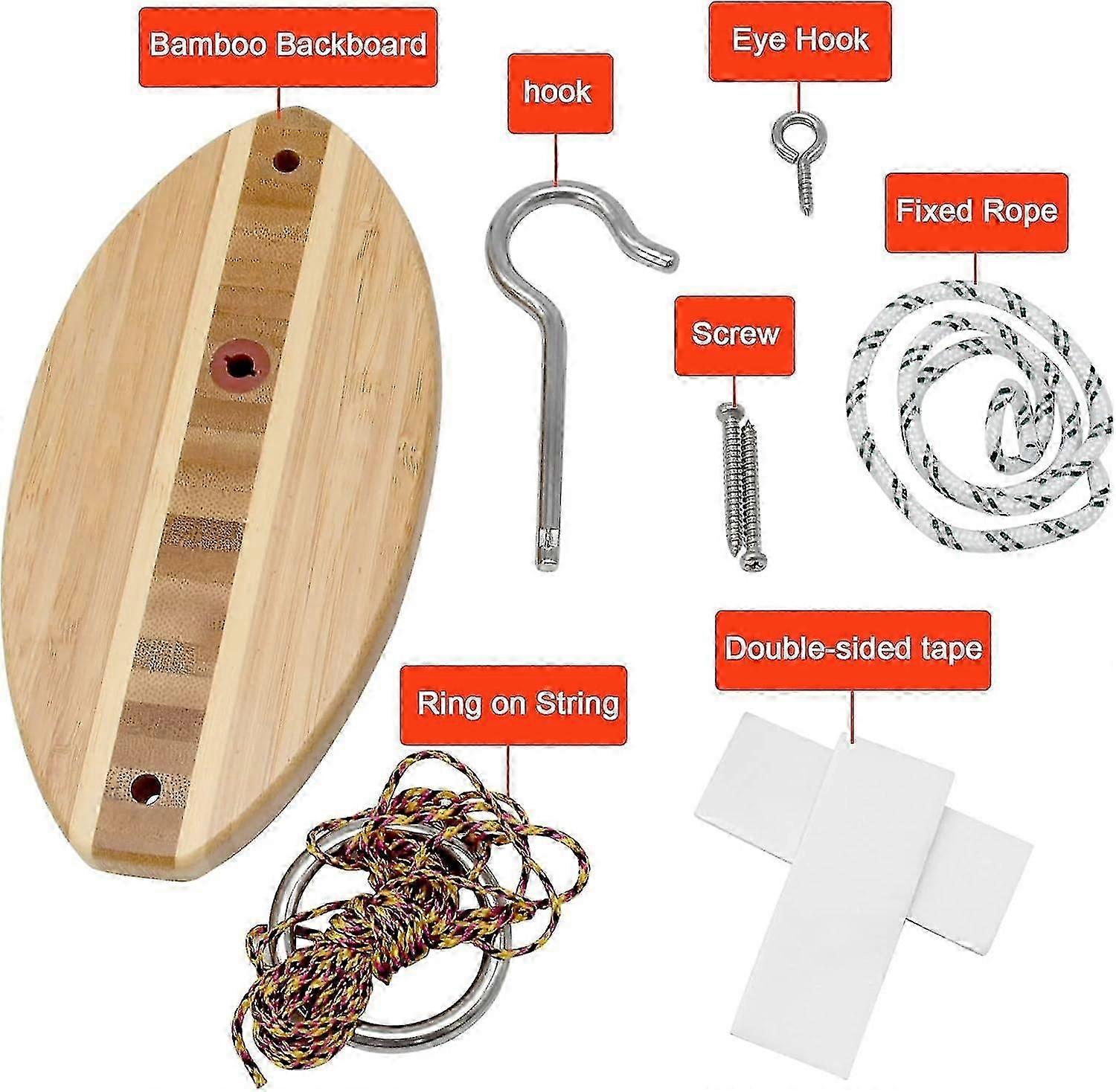 Hook And Ring Toss Game For Adults,ring Toss Tailgating Game Set,washer ...