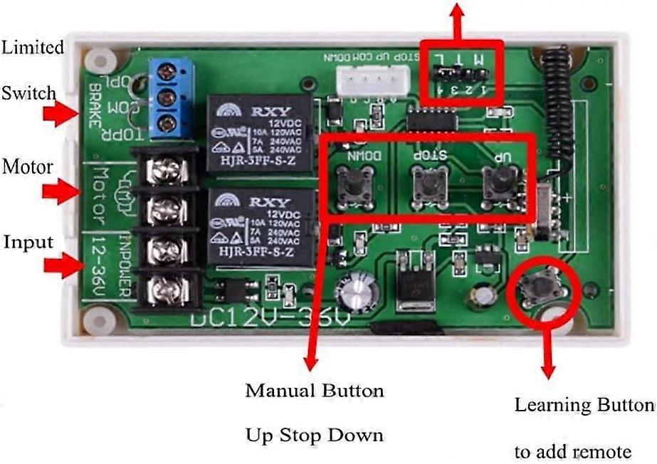 Electric Linear Actuator Controller 12V36V DC Motor Remote Control with ...