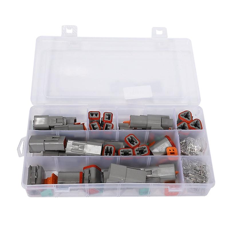 250Pcs Deutsch Dt Series Waterproof Wire Connector Kit Dt06-2/3/4/6s Dt04-2/3/4/6p Automotive ...