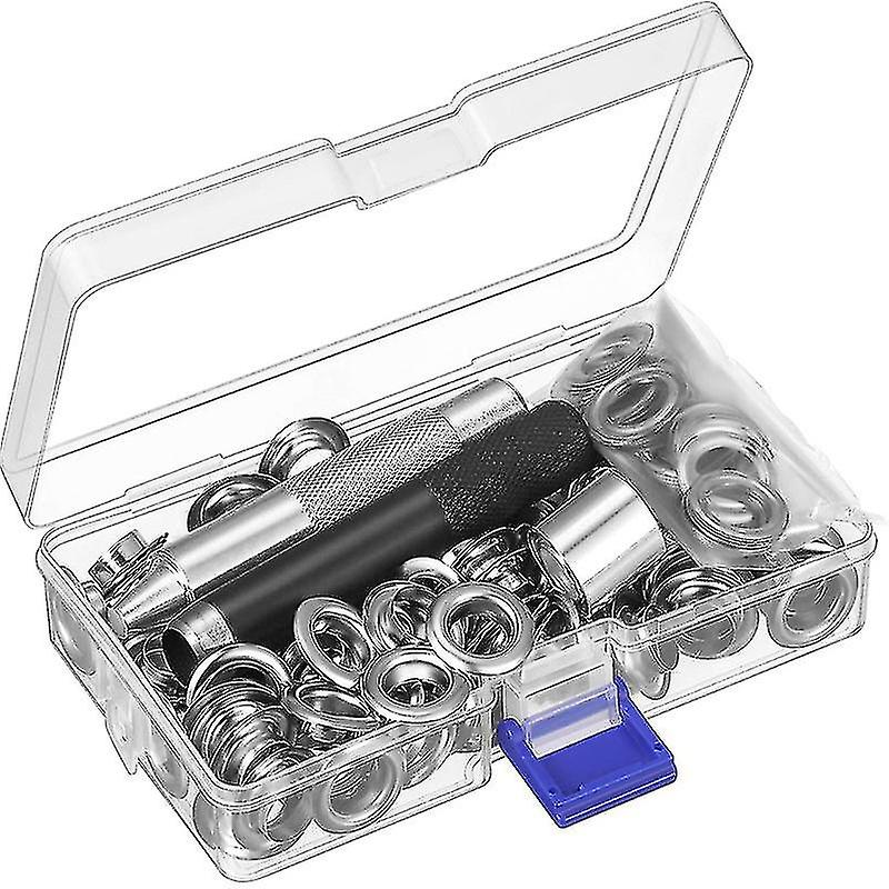 Grommet Tool Kit 10mm Metal Eyelet Sets 100 Set Grommet Kit Eyelets Kit ...