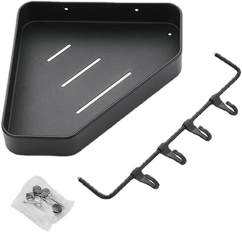Bathroom Shelf Corner Space Aluminum Bathroom Triangle Basket Shower ...