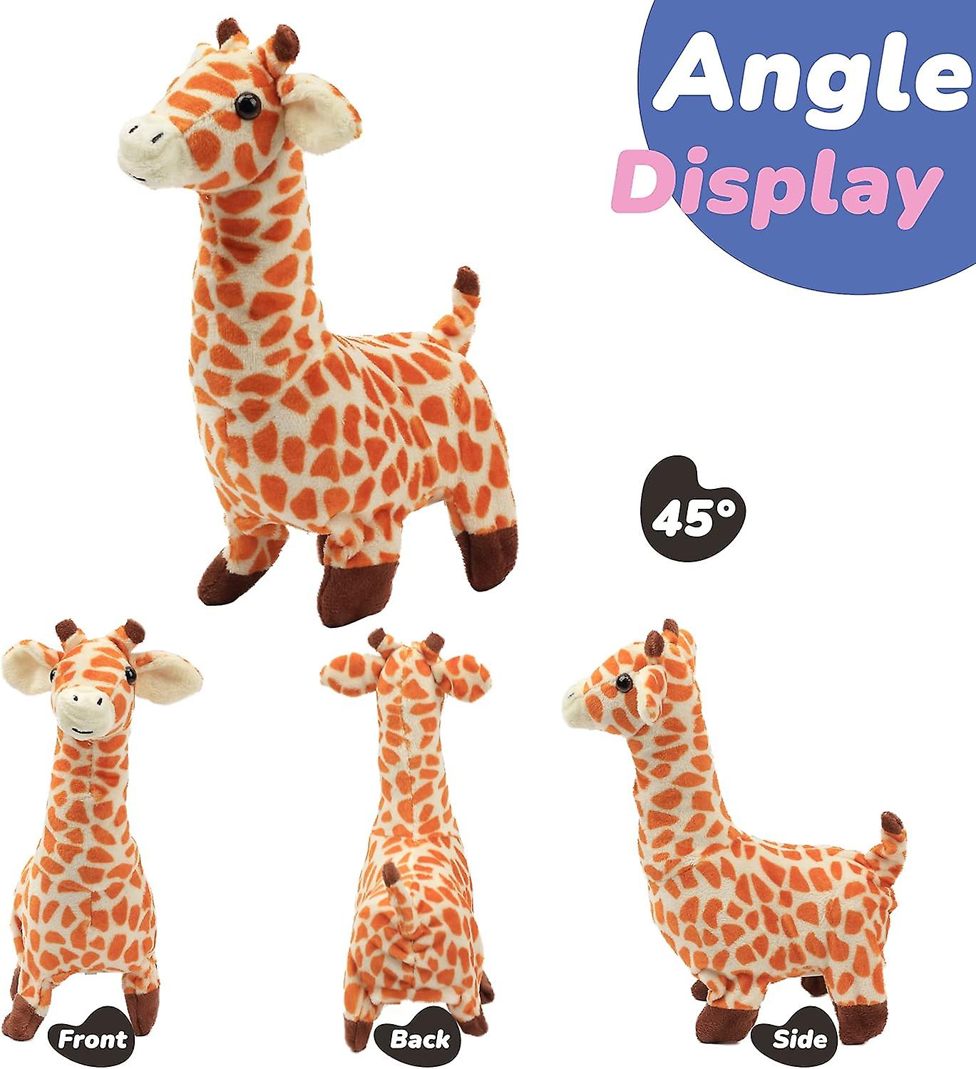 Walking Giraffe Interactive Electronic Pet Plush Jirafa Toy With Sounds ...