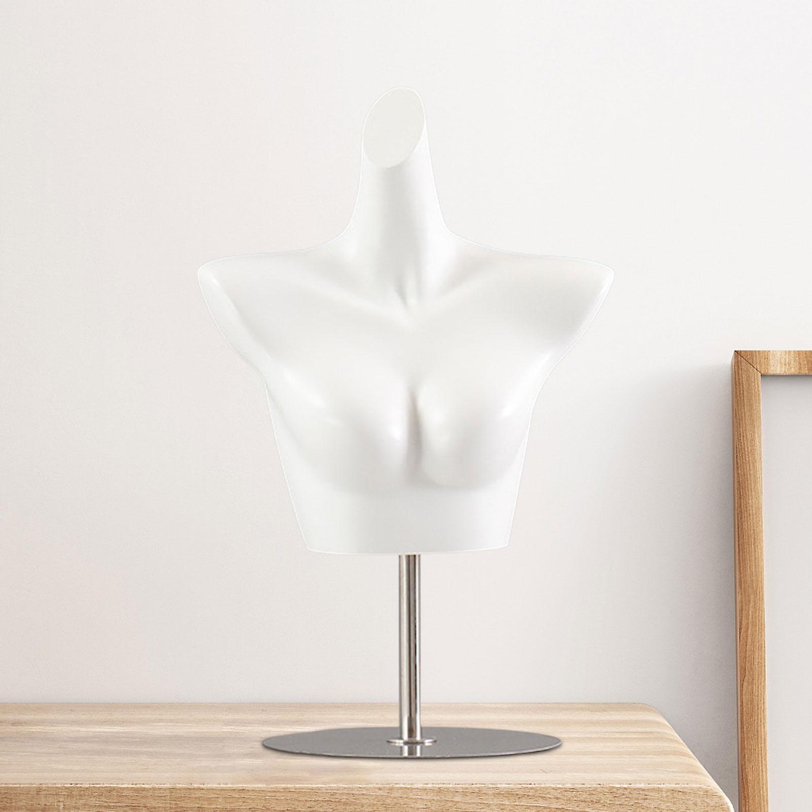 Female Mannequin Torso with Stand Form Body Torso Half Bra Display for ...