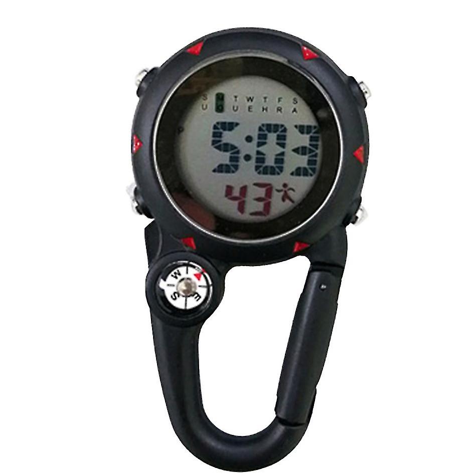 Clip On Carabiner Watch Outdoor Pocket With Date Watch Pocket Watch ...