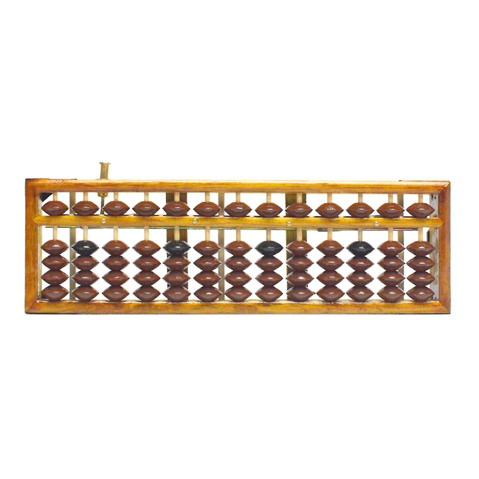 Professional Wooden Abacus Calculator With Reset Button For Accountants ...