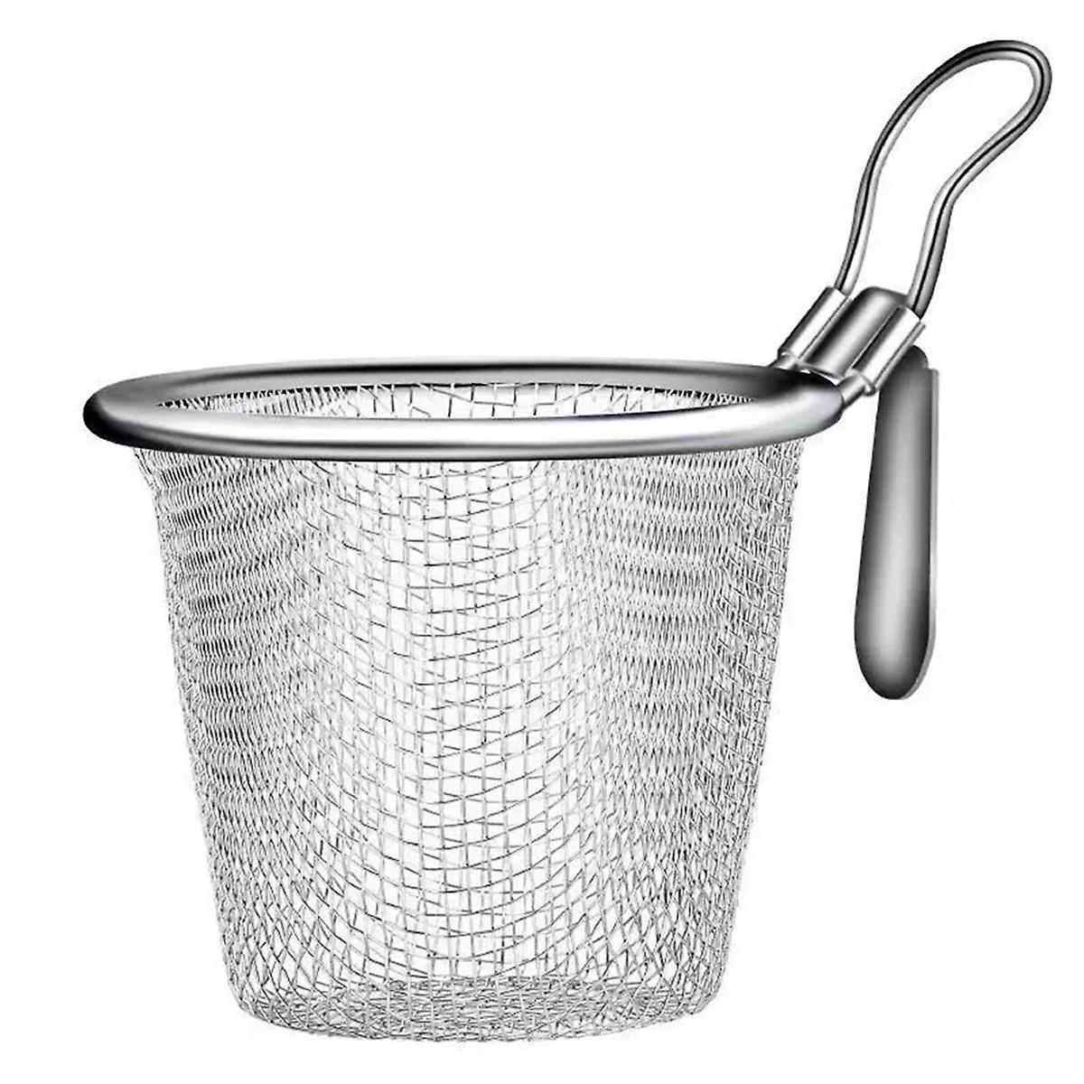 2Pcs Stainless Steel Colander Strainer Basket Food Kitchen Colander ...