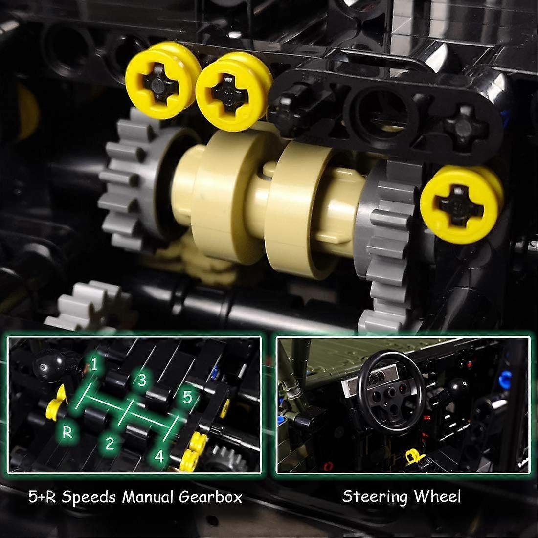 Off-Road Pickup Wrange MOC Engineering 1:8 Scale Building Kits ...