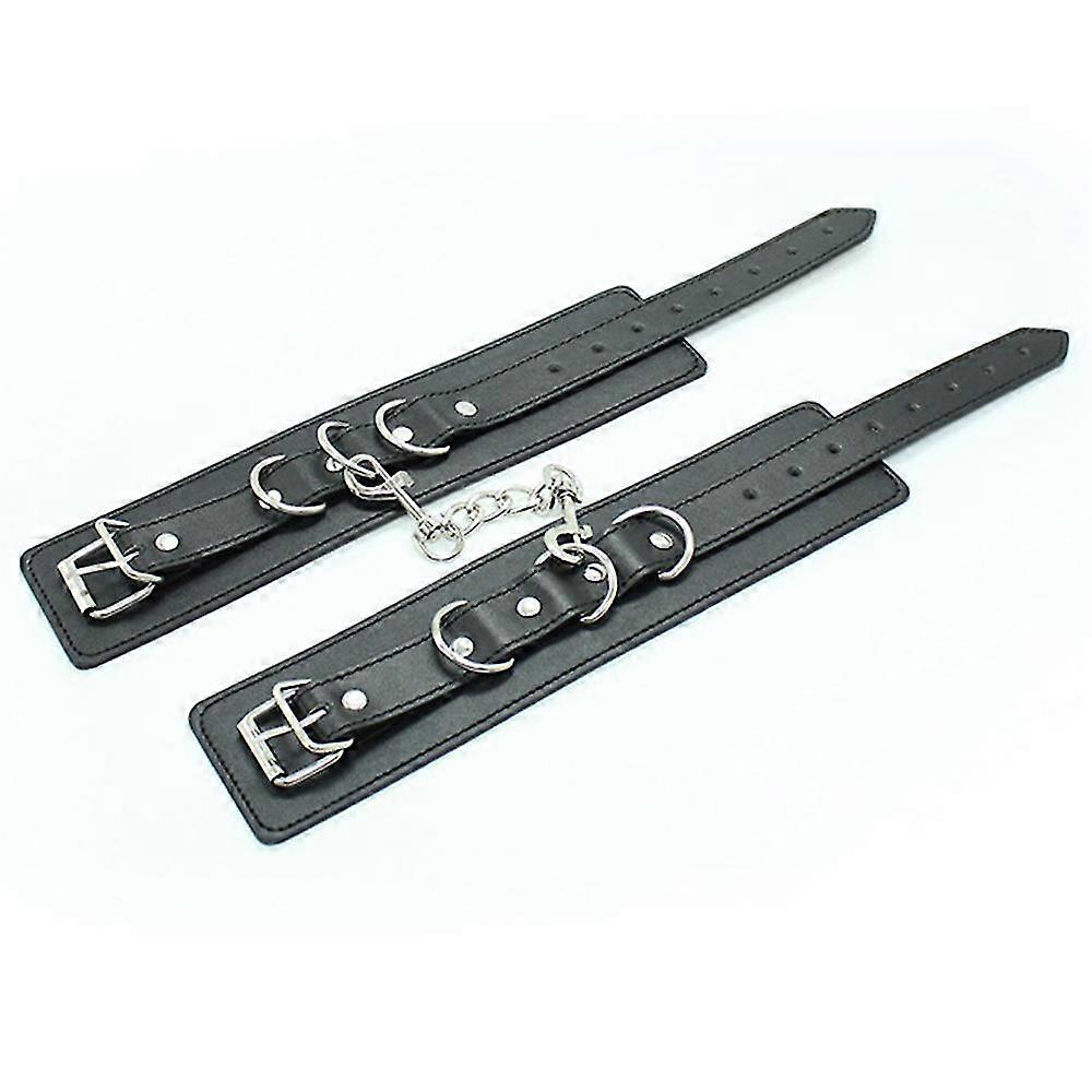 Leather Ankle Strap Flirt Toy Handcuffs Exercise Fitness Cuffs And Legs ...