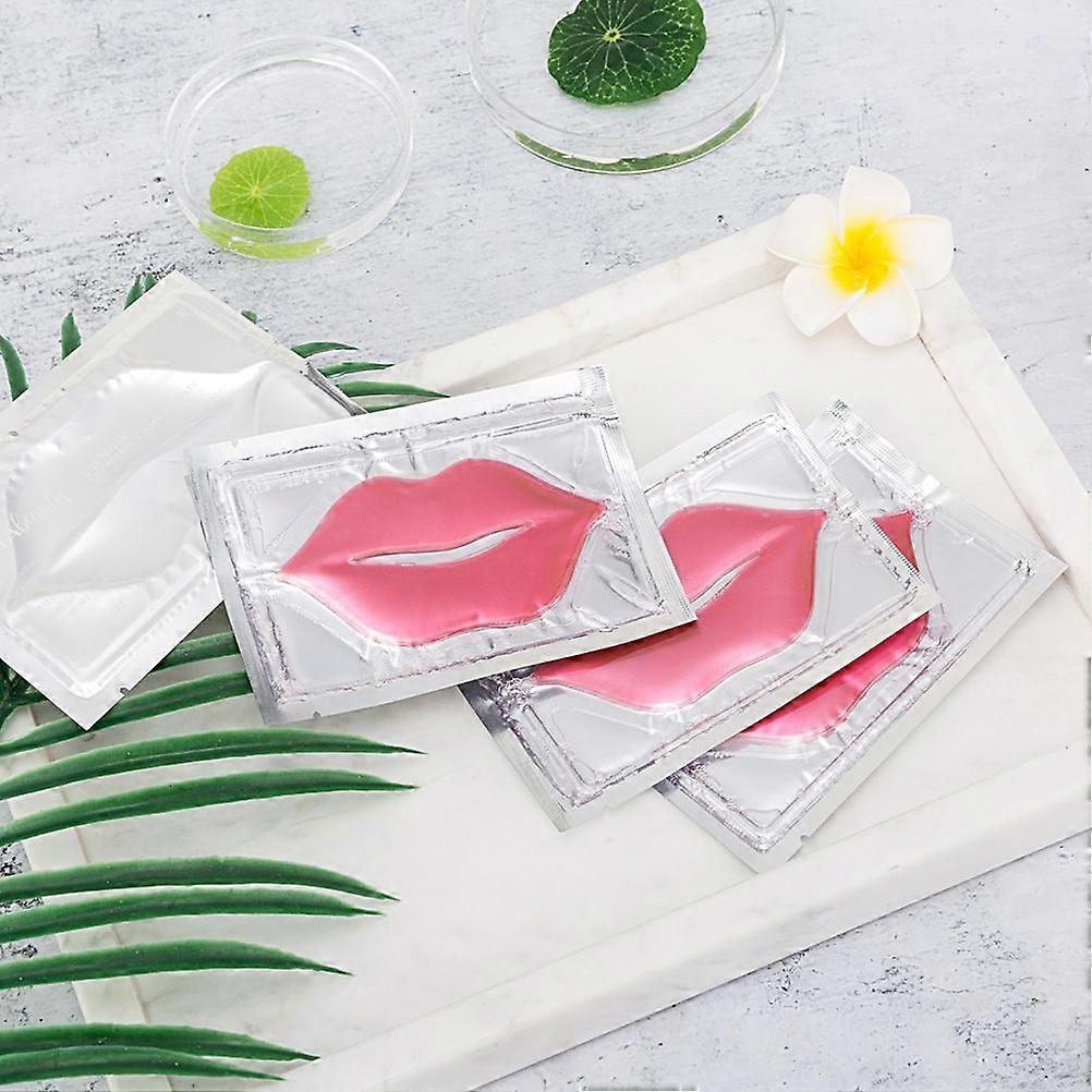 30 Pcs Gel Collagen Lip Patches Crystal Moisturizing Lip Enhancer ...