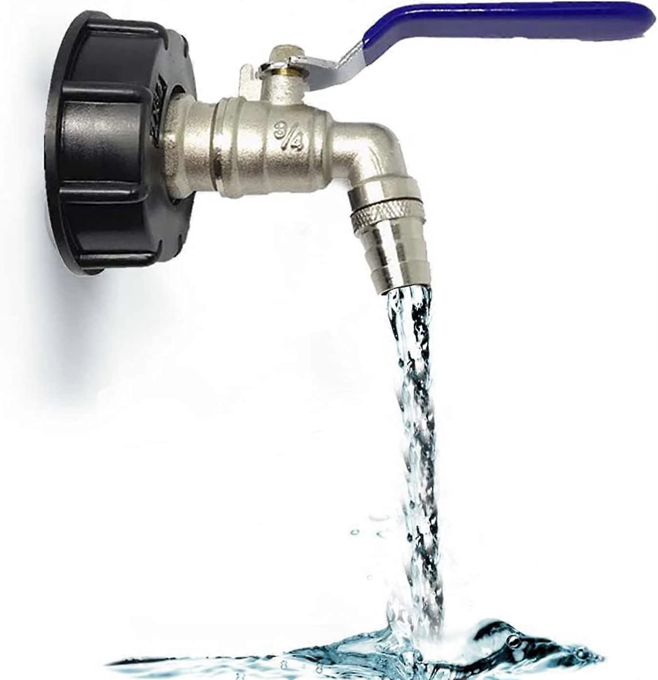 1000L Tank Faucet, Faucet for IBC Rainwater Collector Faucet Tank ...