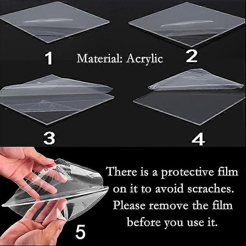 Lp Vinyl Record Holder Stand 6 Pack Acrylic Album Shelf Wall Mount ...