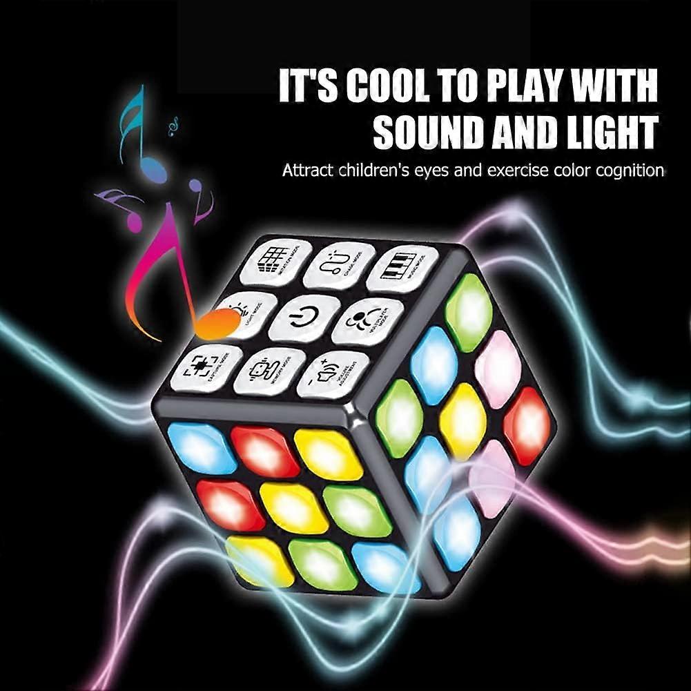 Electronic Puzzle Game Cube Memory Brain Training Toys Cube Magic ...