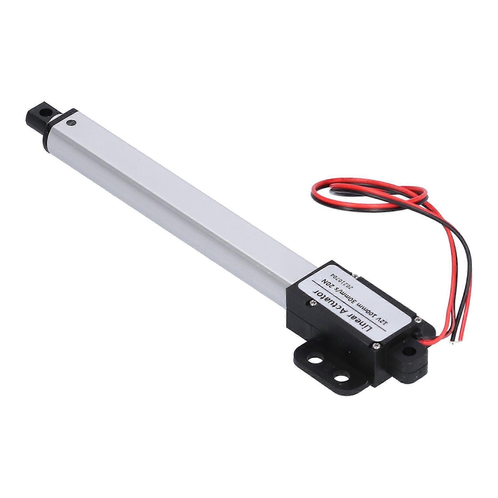Linear Actuator 100mm 12V Input Voltage Low Noise Short Circuit Protection Mini Electric Linear ...