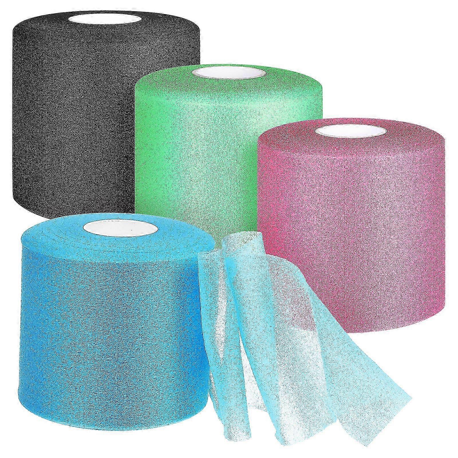 4 Rolls Pre Wrap Tapes Athletic Baseball Wrist Tape Athletic Tape Pre ...