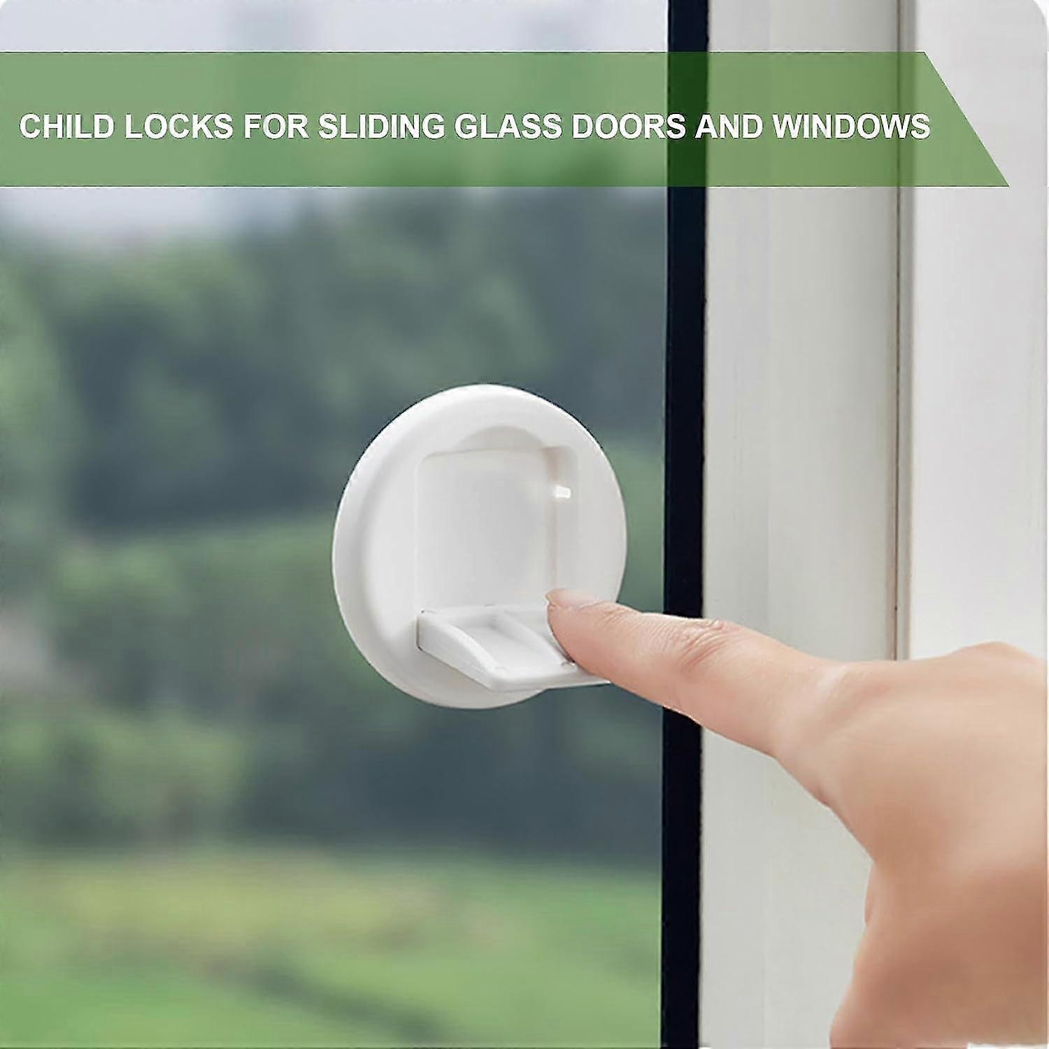 2pcs Child Safety Sliding Glass Door Lock, Child Proof Window Locks ...