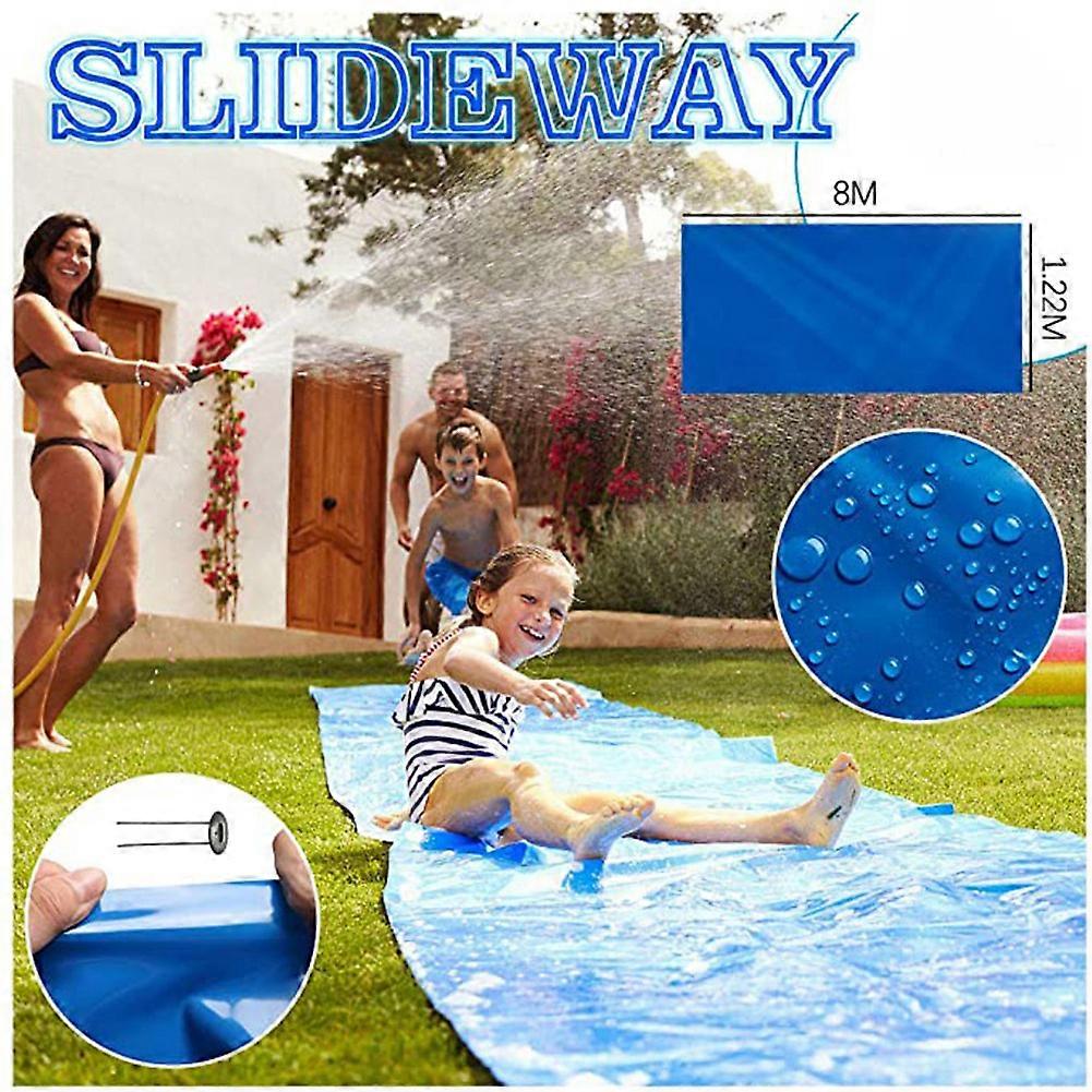 Lawn Water Slide Large Waterslide Easy to Setup Water Slide Cool ...