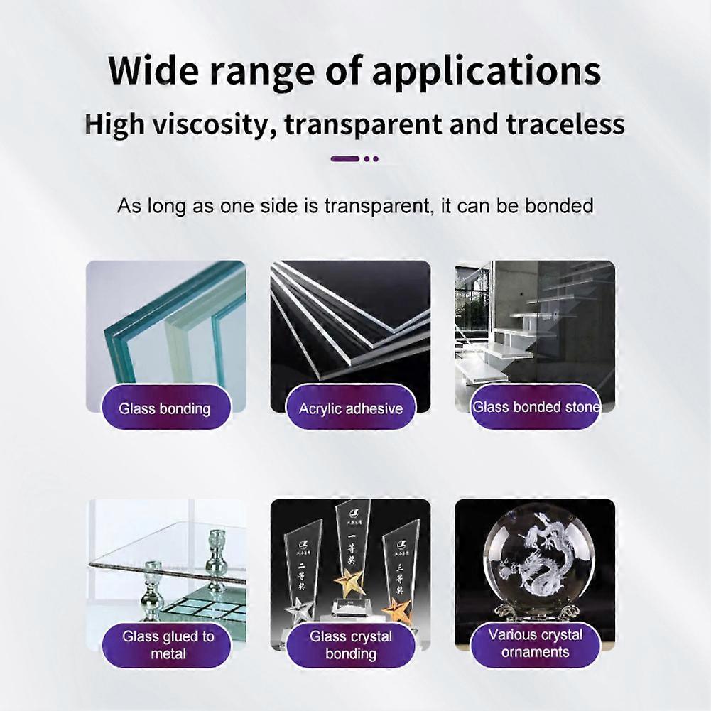 UV Bonding & Welding Glue Kit Super Bonding UV Glue with Black Light ...