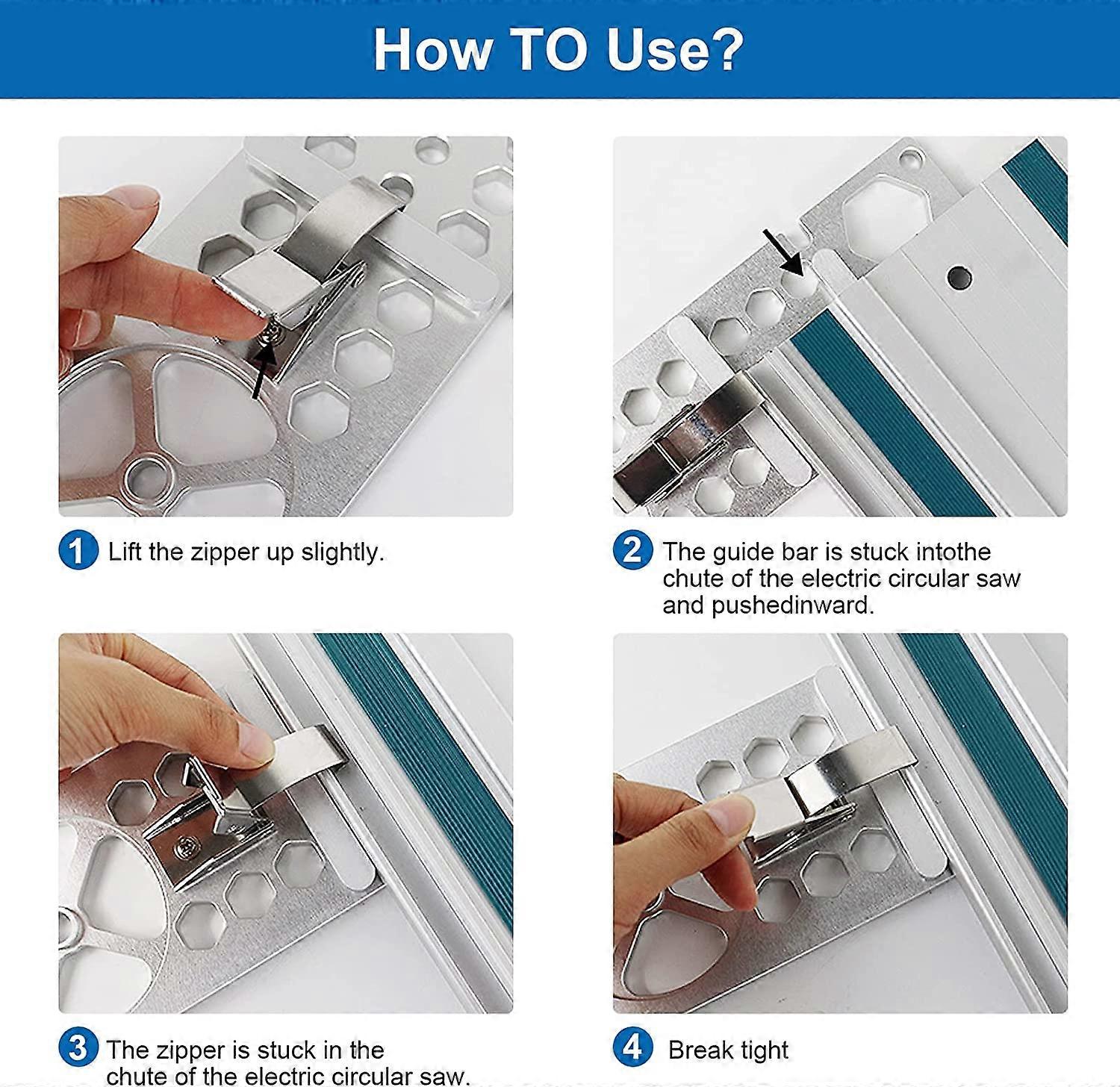 Angle stop electric circular saw guide rails for Makita or Festool rail ...