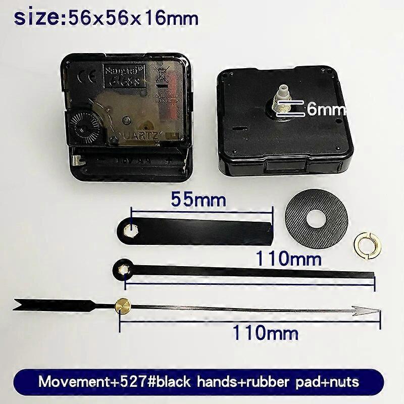 6168 Quartz Clock repair Movement +Hands For DIY Silent Large Wall ...