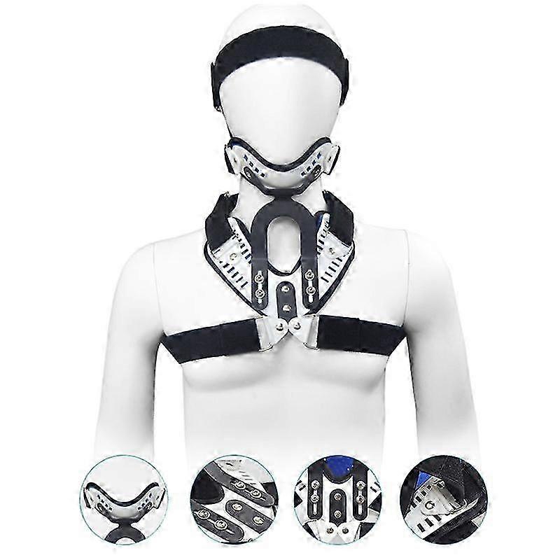 MIMIGO Cervical Thoracic Corrector Orthosis,Adjustable Head Neck Chest ...