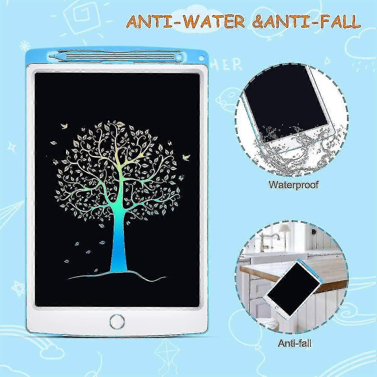 Tablet de escrita lcd 8,5 polegadas colorido, ardósia mágica ...