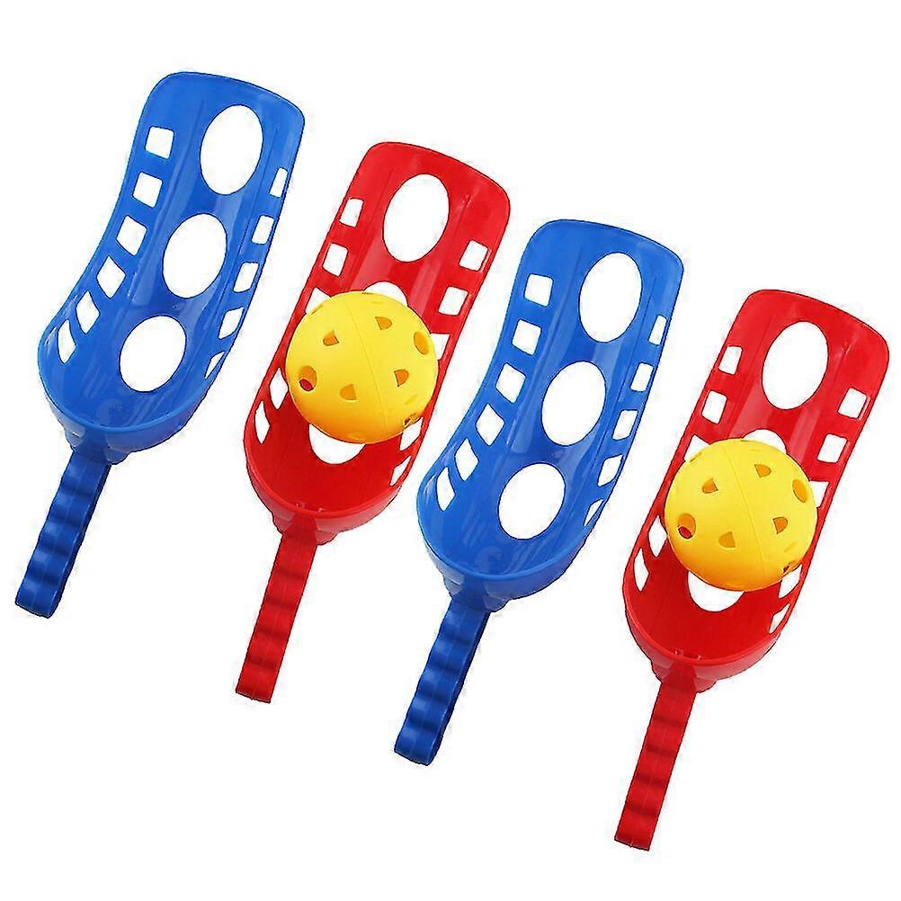 2 Sets Hollow Out Scoop Ball Game Launch And Catch Balls Game Children ...