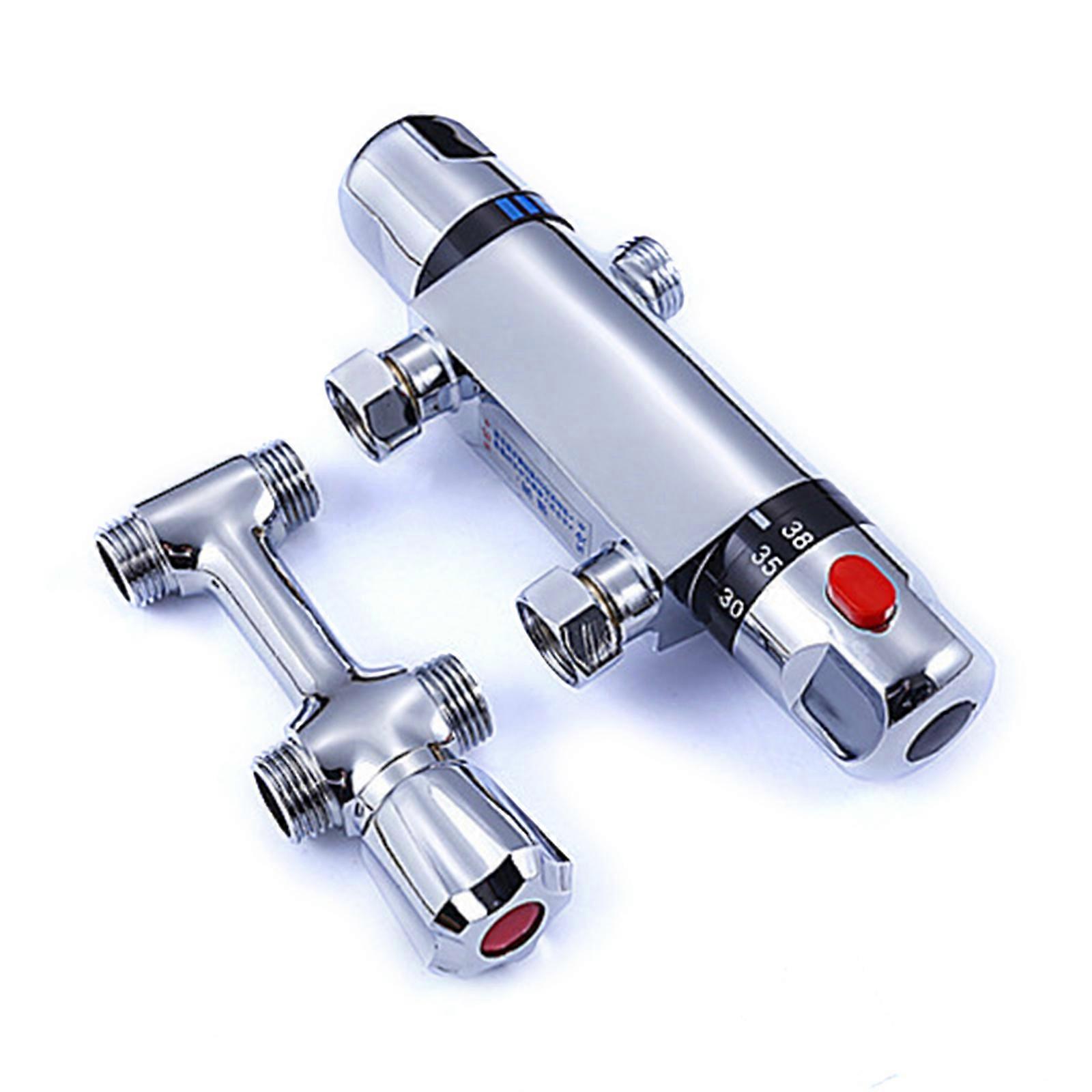 Thermo static Mixing Valve Stainless Steel Bathroom Faucet Temperature ...