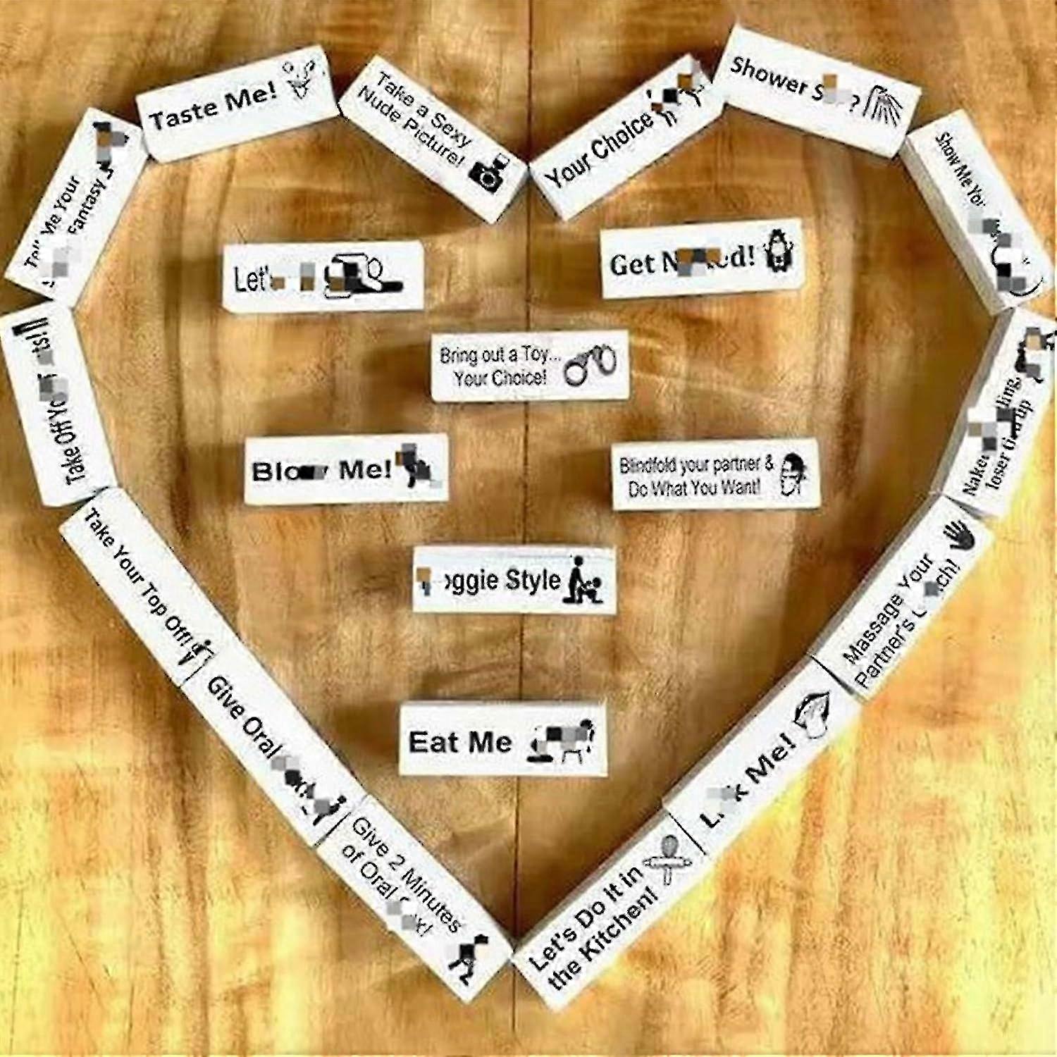 48pcs Super Naughty Block Tower Game Funny Couple Stacking Tower With ...