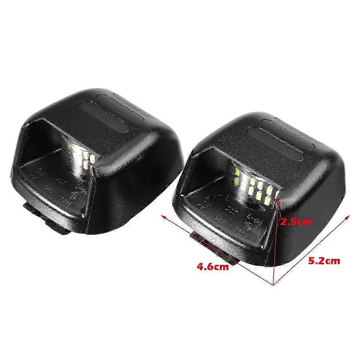2x LED license plate lighting lights for Nissan Navara D40 2004-2018 ...