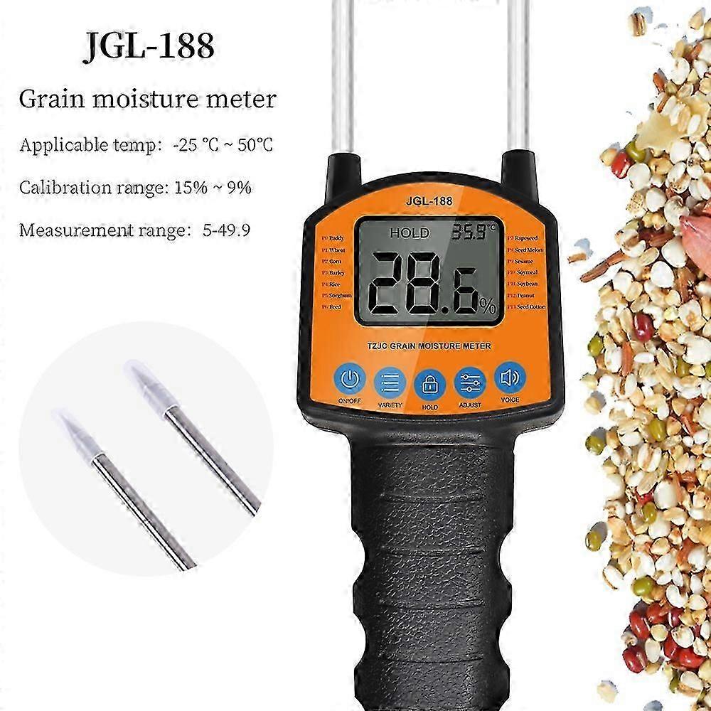 Portable Voice Broadcast Rapid Moisture Measurement Grain Rice Moisture ...