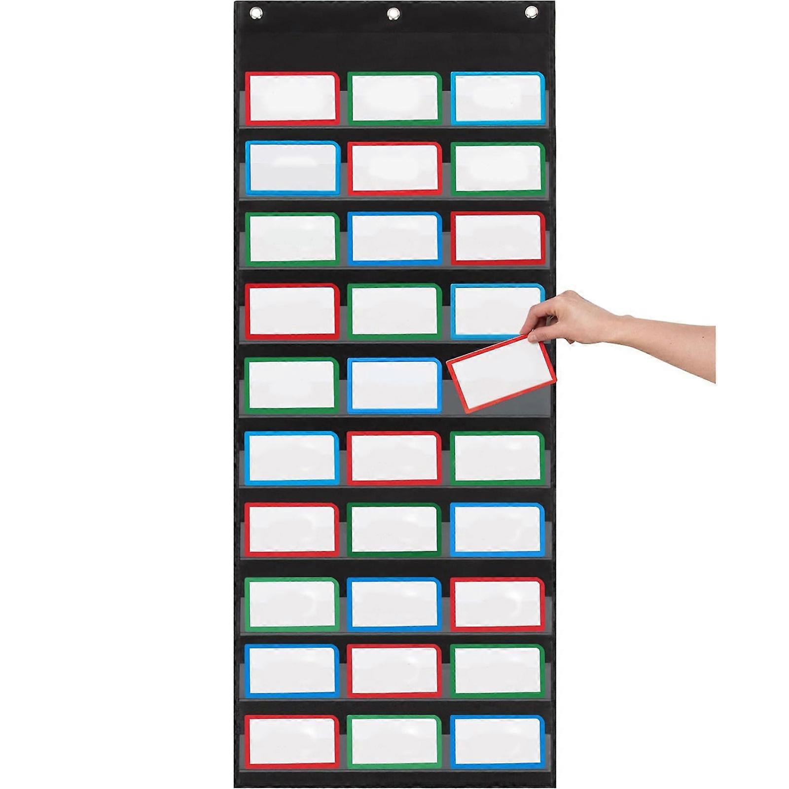 Classroom Calendar Chart 5 Pocket 10 Pocket Daily Chores Chart for ...