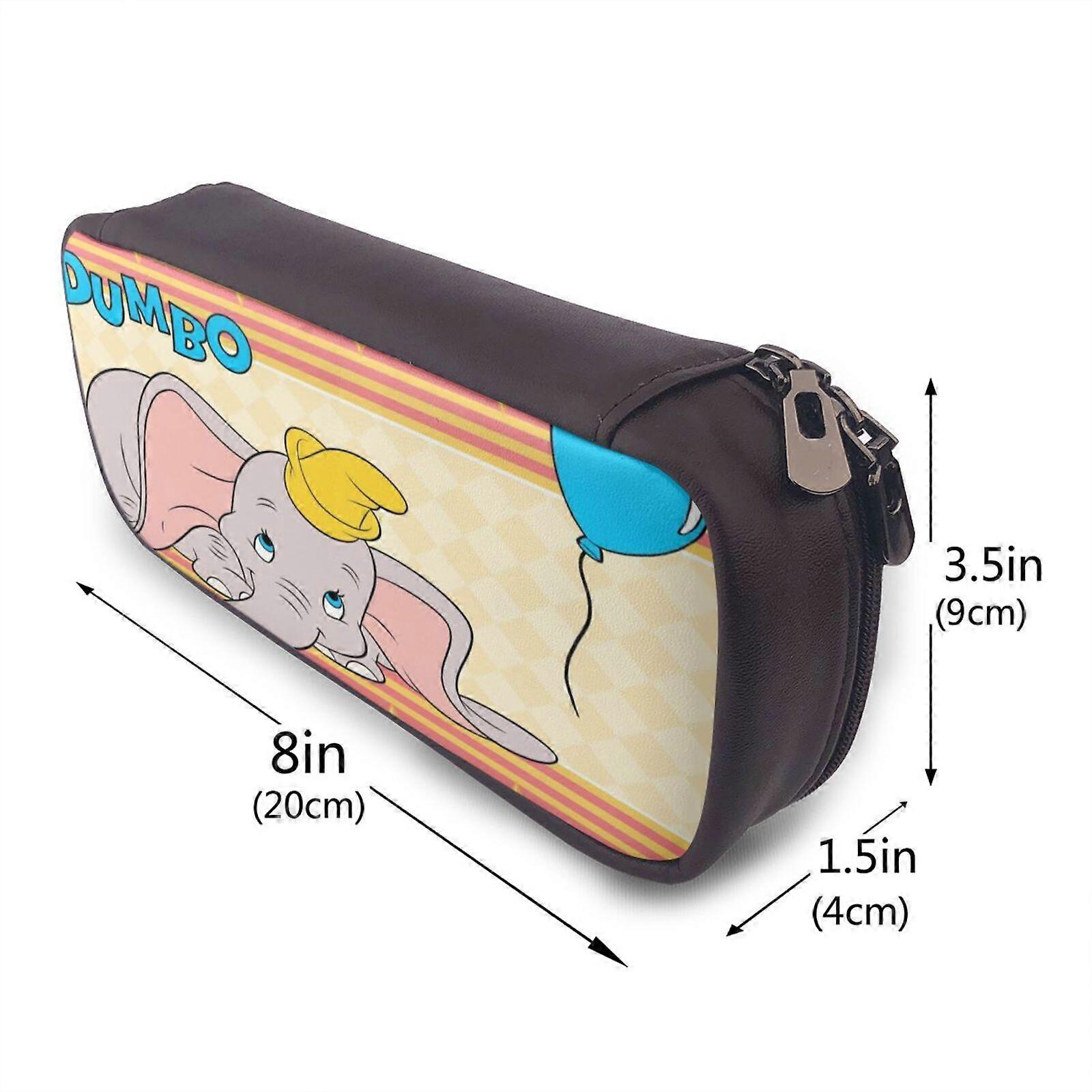 t34 Dumbo The Animated Series Pencil Case Elegant PU Leather Pen Bag ...