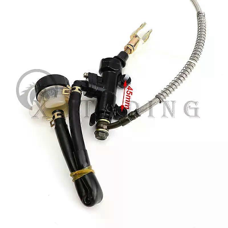 Double Hydraulic Disc Brake Master Cylinder Foot Brake Pump Assembly ...