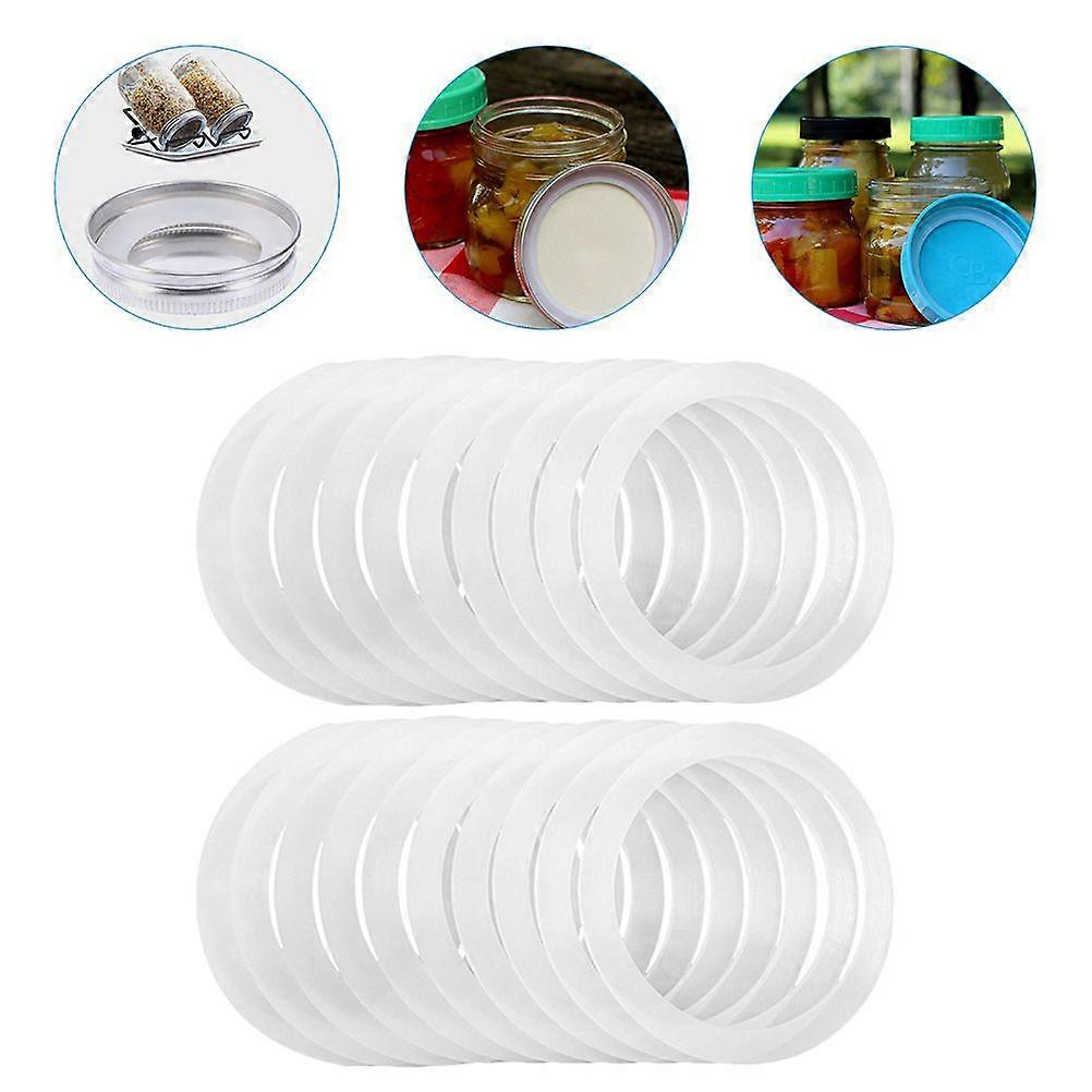 20Pcs Jar Silicone Rings Mason Jars Sealing Gaskets Household Storage ...