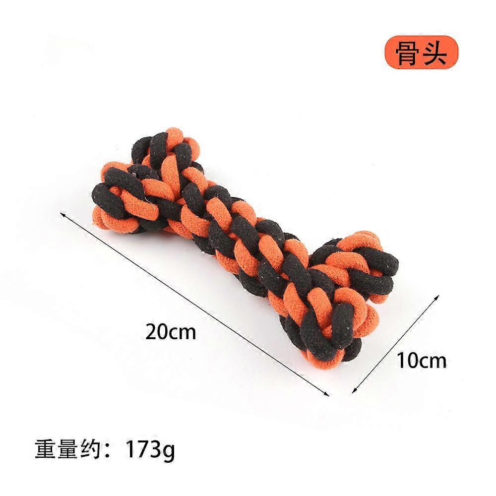 Durable Cotton Rope Dog Toy Knot Design for Teething Tug of War Boredom ...